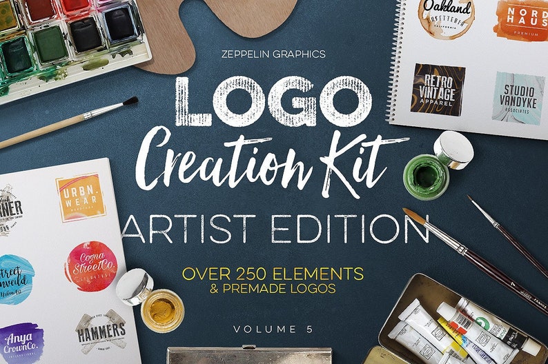 Logo Creation Kit Logo Artist Edition Template Creator Kits Bundle PSD ...