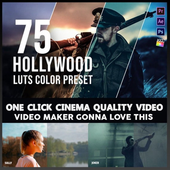 Hollywood Color Grading Pack Luts 75 Sets Bundle Collection - Etsy