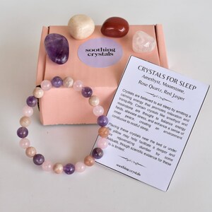 Improve SLEEP Crystals Set, Gift for Improve Sleep Stones, Sleep for ...