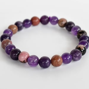 Brings RELAXATION Crystal Bracelet, Strength Beaded Bracelet, Crystal ...