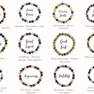 Release and Control ANGER Crystal Bracelet, Anger Management Healing ...