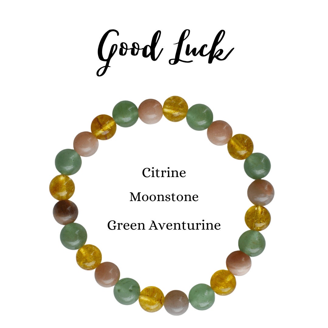 GOOD LUCK Bracelet, Bringing Good Luck Crystal Bracelet, Inspiration ...