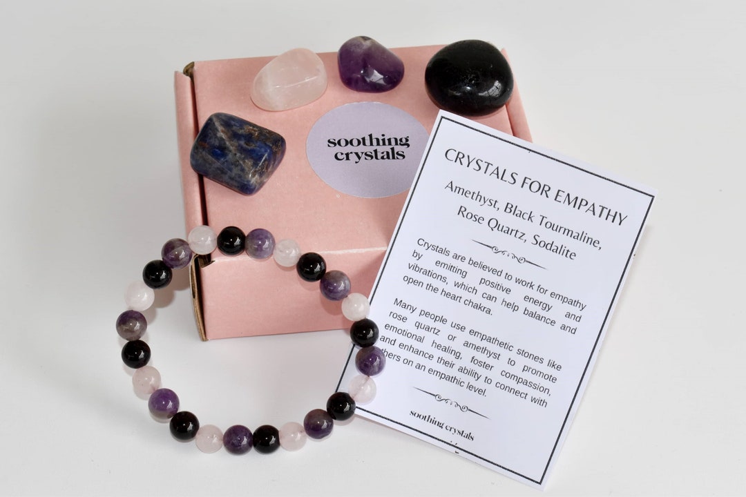 EMPATH PROTECTION Crystals Set, Empathy Gift, Crystal Kit, Empathy for ...