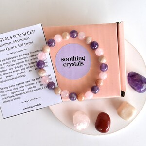 Improve SLEEP Crystals Set, Gift for Improve Sleep Stones, Sleep for ...
