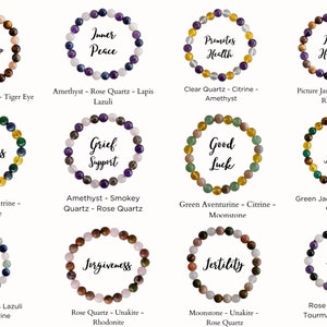 Inspire LEADERSHIP Crystal Bracelet, Inspire Stones Bracelet, Healing ...