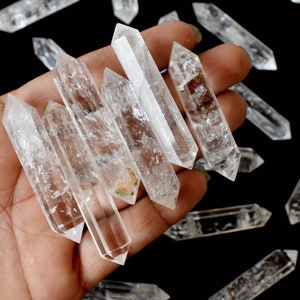 Crystal Quartz Double Terminated Crystal Point Pencil Double Point ...