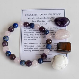 Promoting INNER PEACE Crystals Set, Peace of Mind Stones, Balancing ...