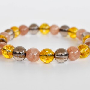 Developing POSITIVE MINDSET Crystal Bracelet, Positive Healing Bracelet ...