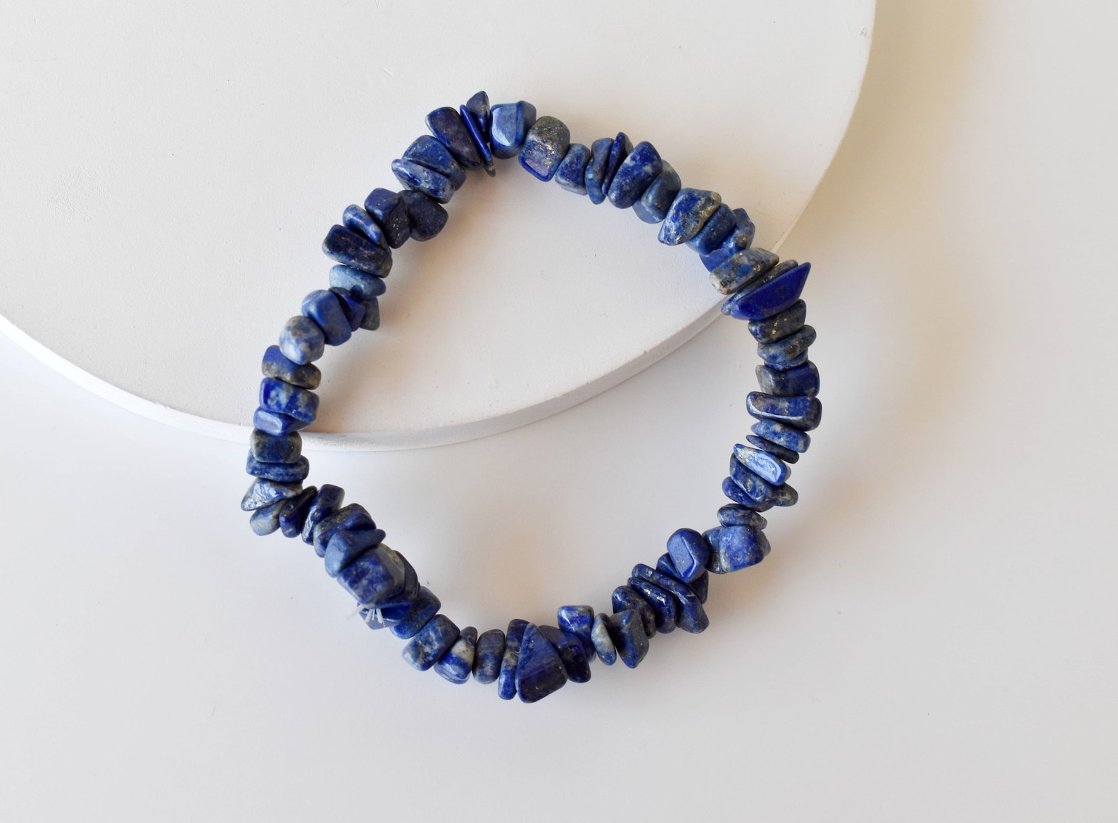 Natural Lapis Lazuli Chip Bracelets, Loose Crystal Gemstone Chip ...