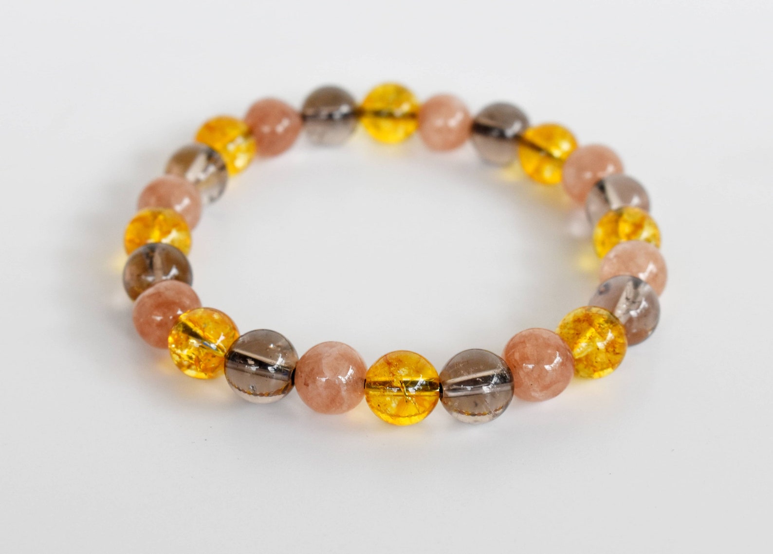 Developing POSITIVE MINDSET Crystal Bracelet, Positive Healing Bracelet ...