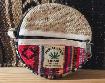 Small Hemp Zipper Wallet - Etsy