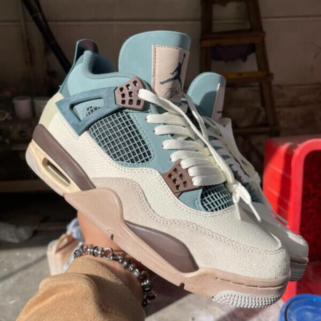 Andrew Chiou X Air Jordan 4 Snorlax Custom, Sneaker for Men and Women ...