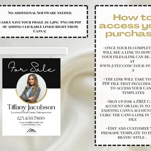 Luxury Real Estate Sign Template | Real Estate Sign and Riders Template ...