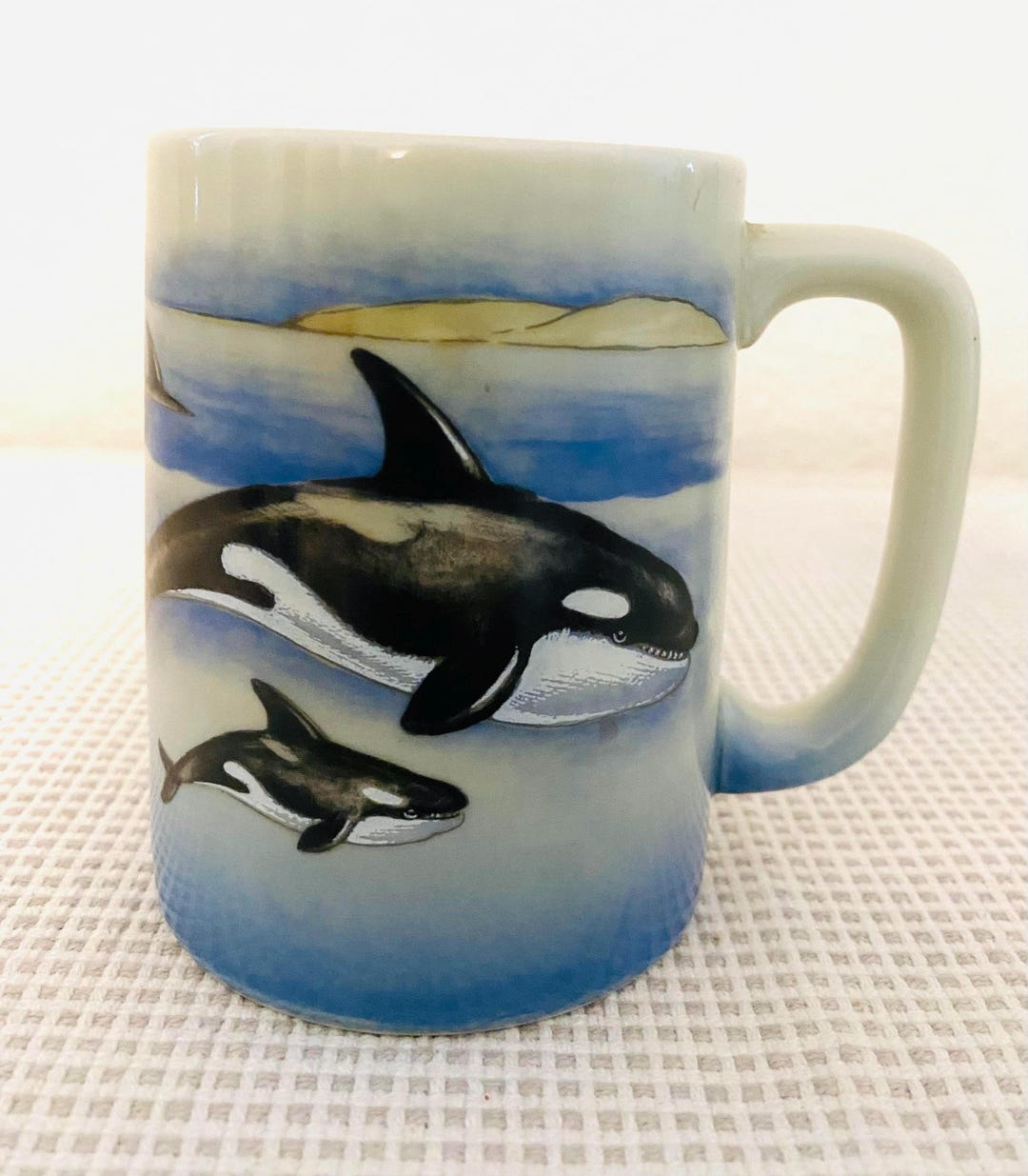 Otagiri Mug Orca Whale Vintage - Etsy