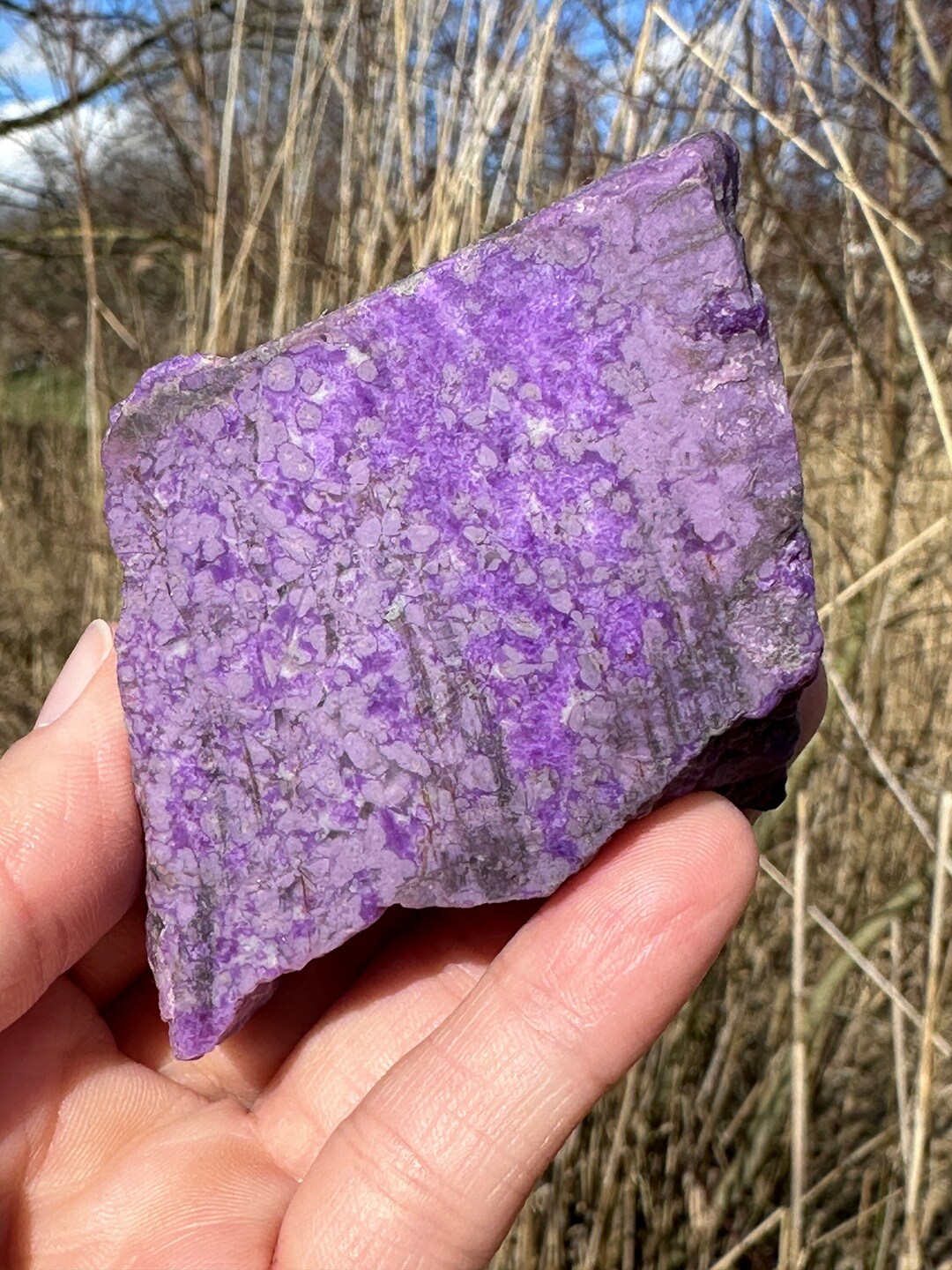 Rare Sugilite Raw Stone From the Famous Wessels Mine - Etsy