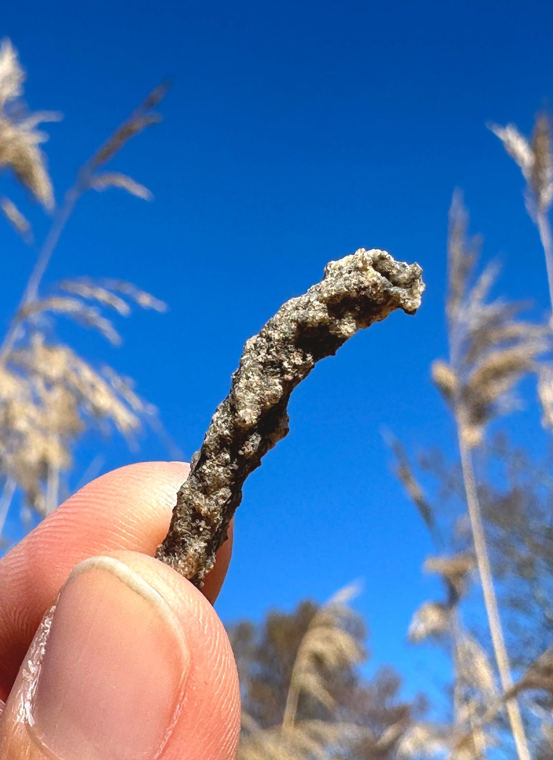 Small Fulgurite | Flash Tube | Lightning Sand | Lightning Rock ...