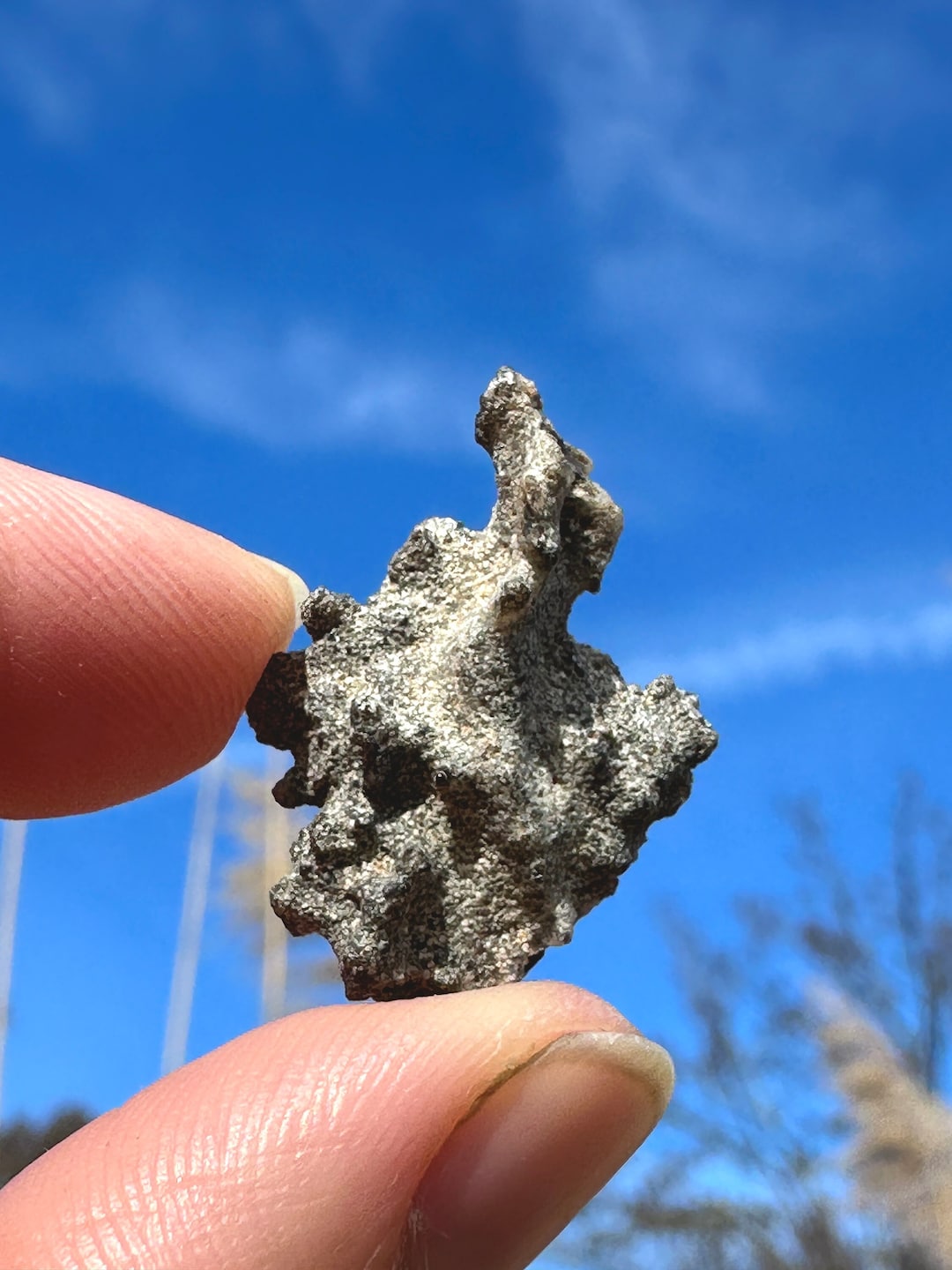 Small XXS Fulgurite Piece | Lightning Tube | Lightning Sand | Lightning ...