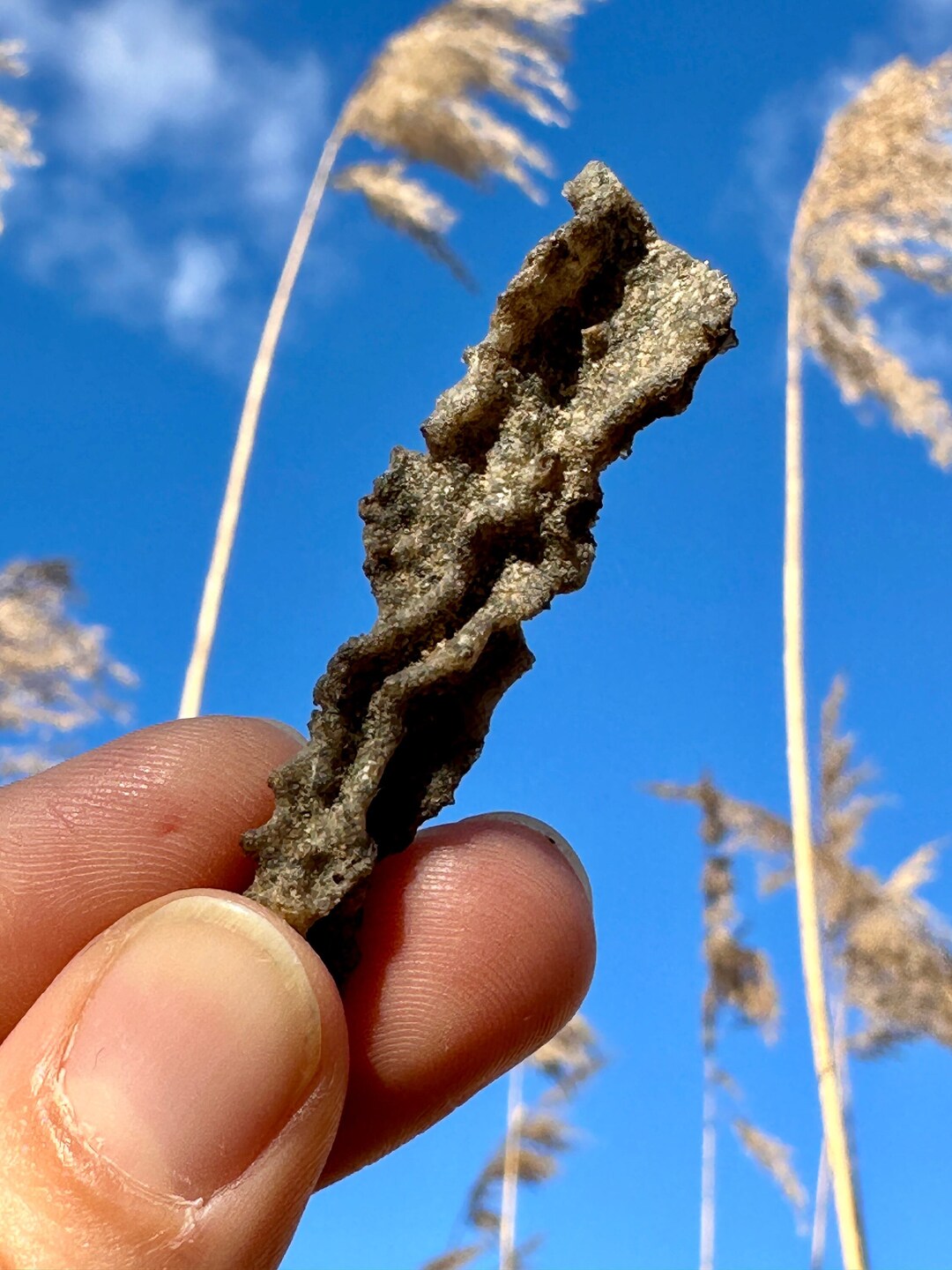 Genuine Fulgurite Flash Tube Lightning Sand Lightning Rock ...