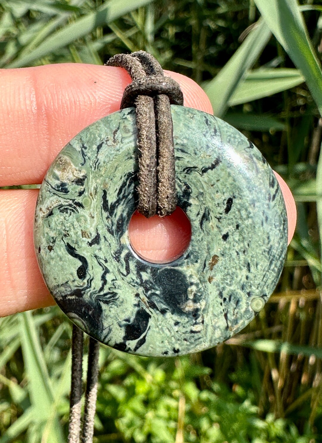 Real Eldarite Donut as a Protective Stone Meditation Spirituality ...