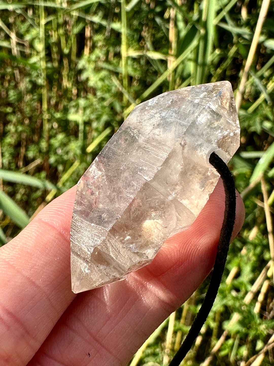 Ganesh Himal Quartz Pendant a Double Ended From the Himalayas - Etsy