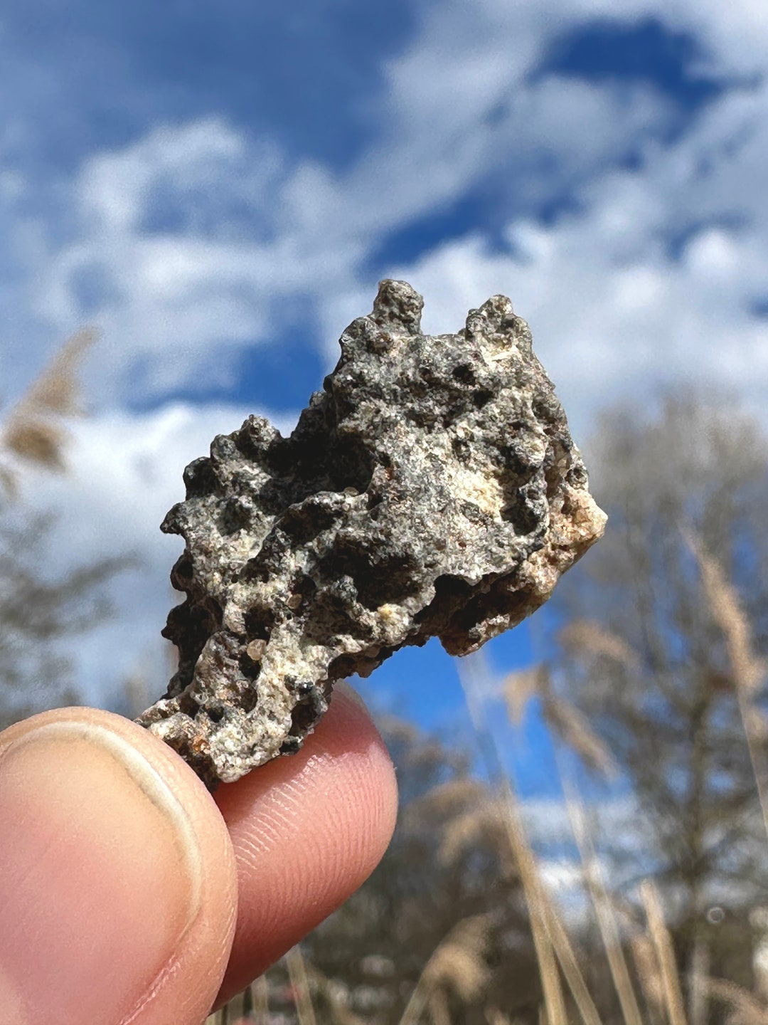 Small Fulgurite Piece Flash Tube Lightning Sand Lightning Rock ...