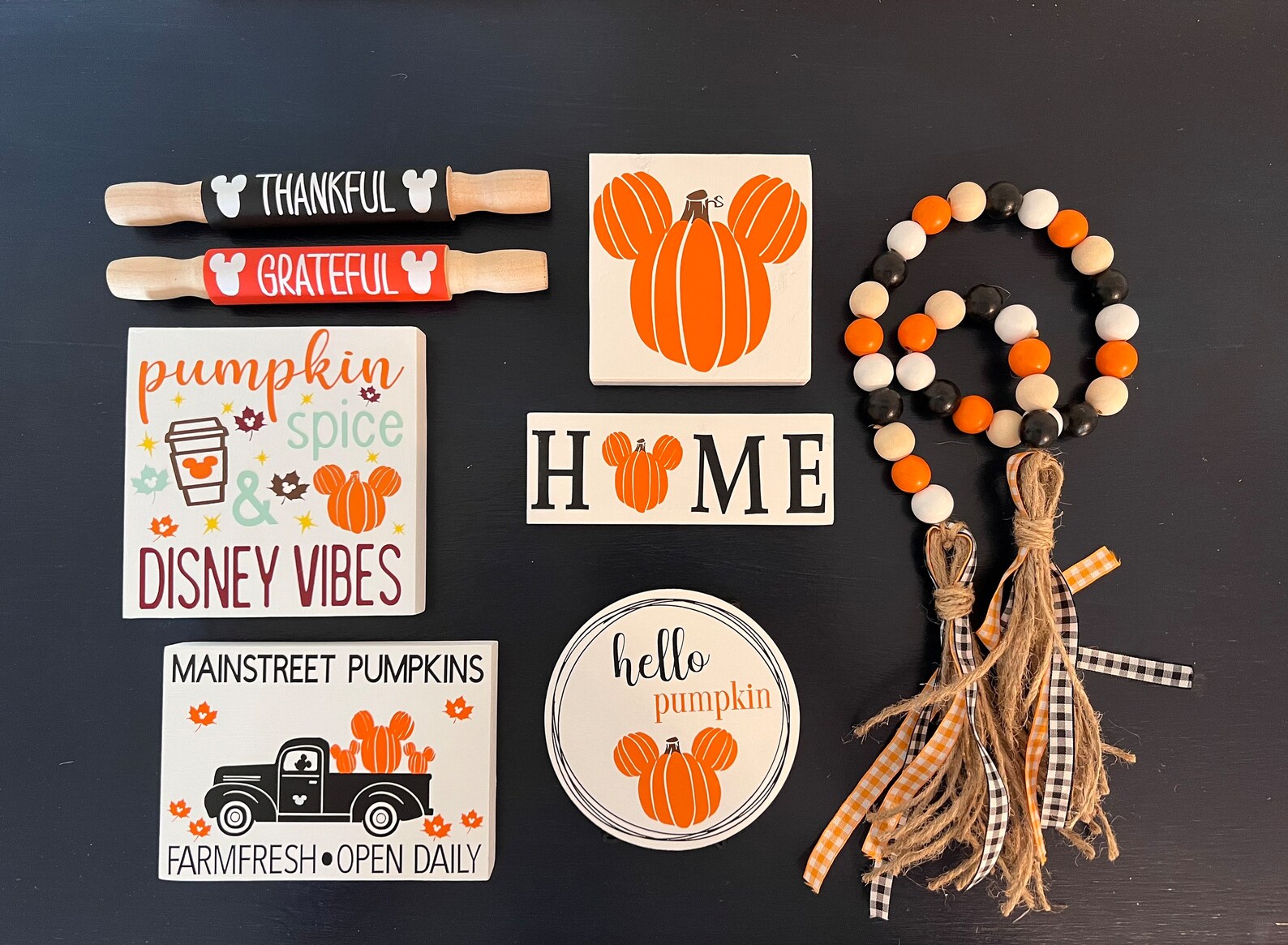 Fall Disney Tiered Tray Decor - Etsy