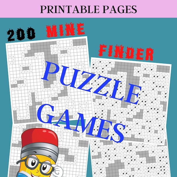 Mine Finder Puzzles - Etsy