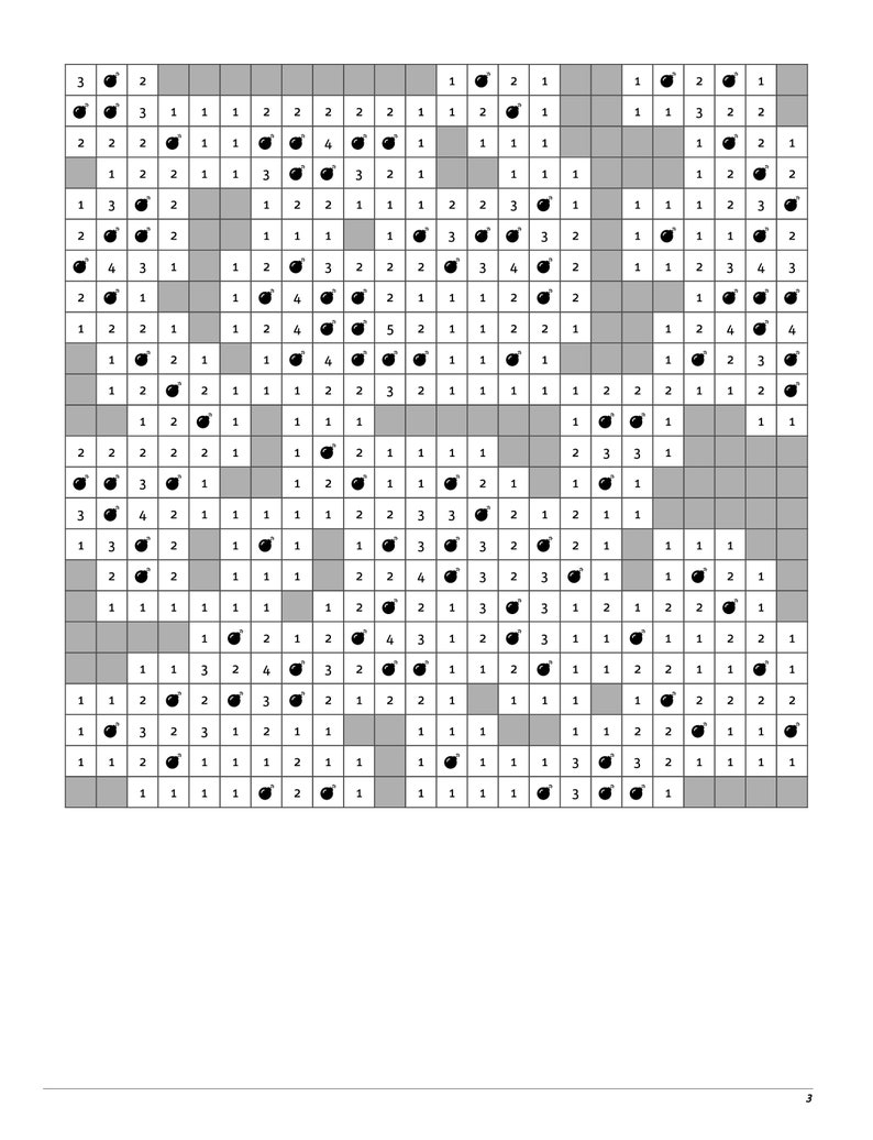 200 Mine Finder Puzzle Games With Solutions / Printable Pages - Etsy