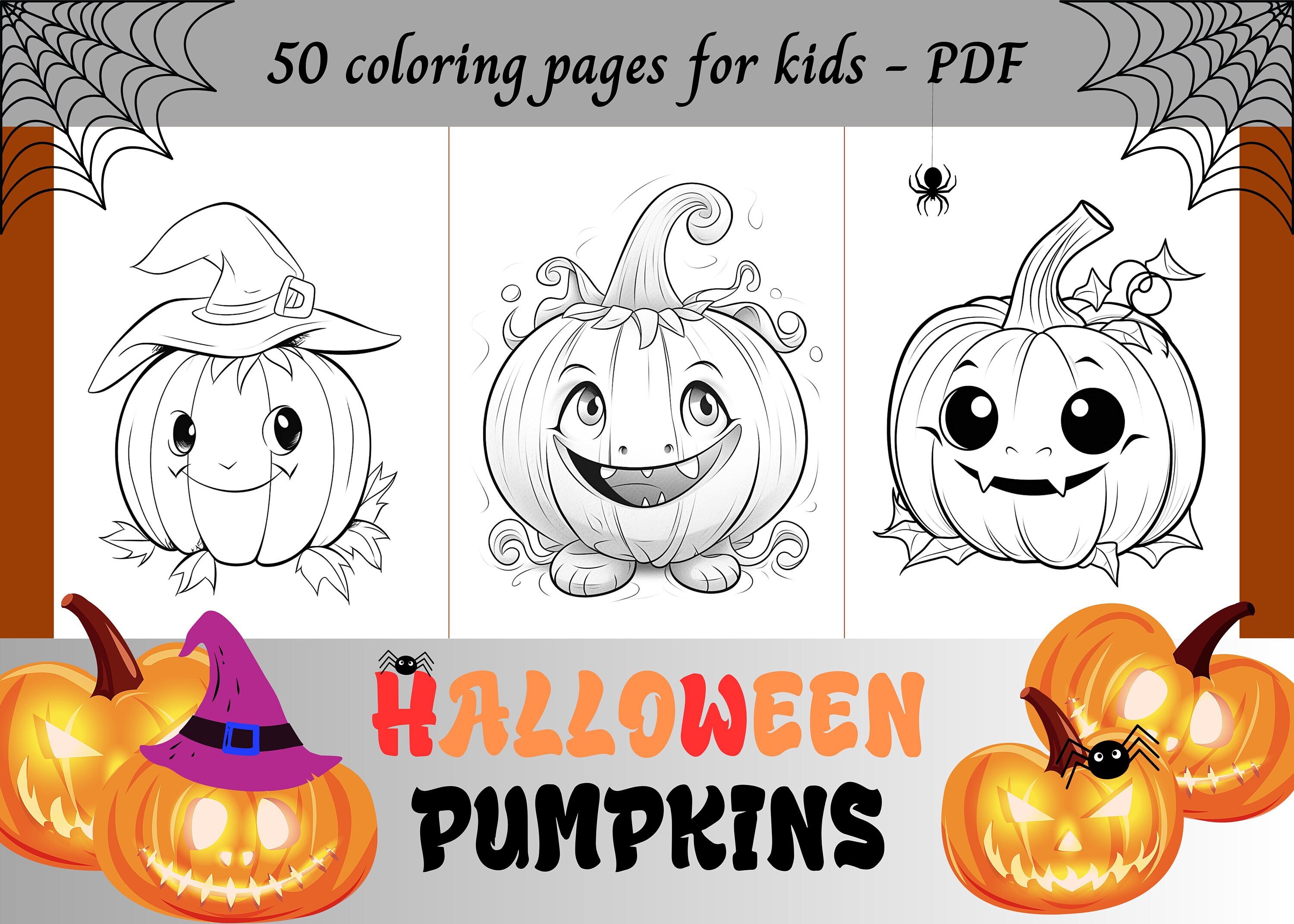 Halloween Pumpkin Drawings For Kids