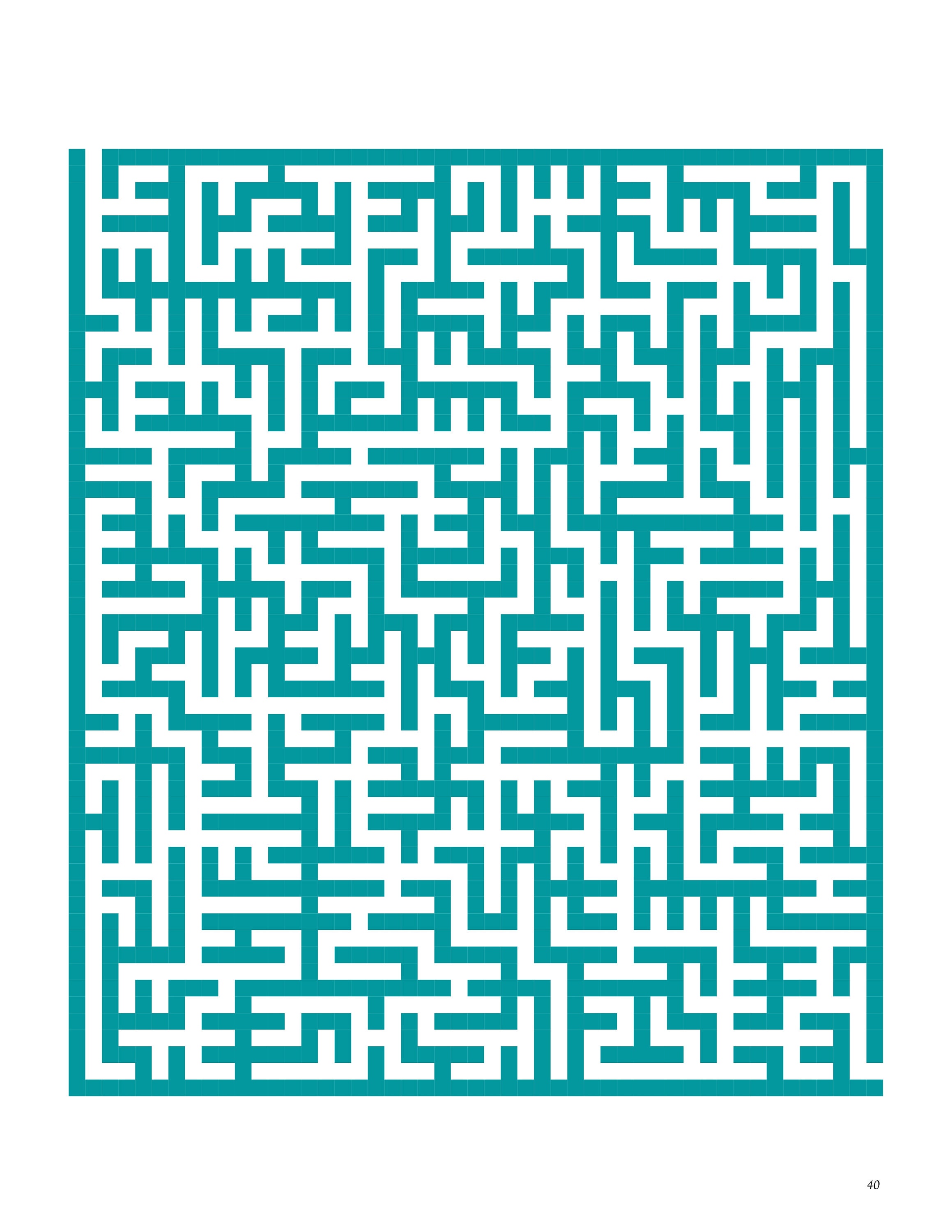 100 BIG COLORFUL MAZES With Solutions - Medium Level / Printable Pages ...