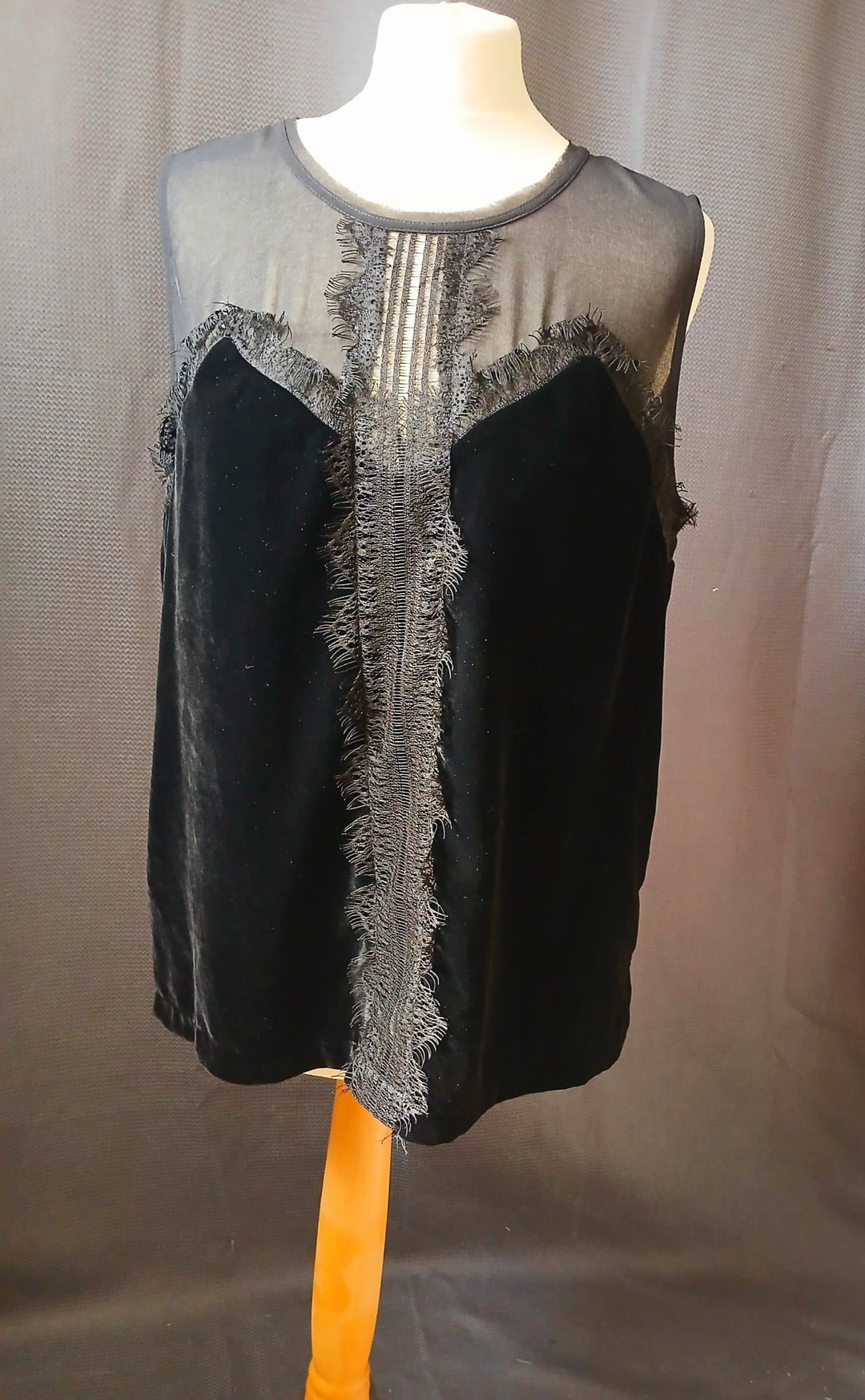Vintage Style Gothic Vampire Eyelash Lace Velvet Blouse Top. - Etsy