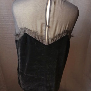 Vintage Style Gothic Vampire Eyelash Lace Velvet Blouse Top. - Etsy