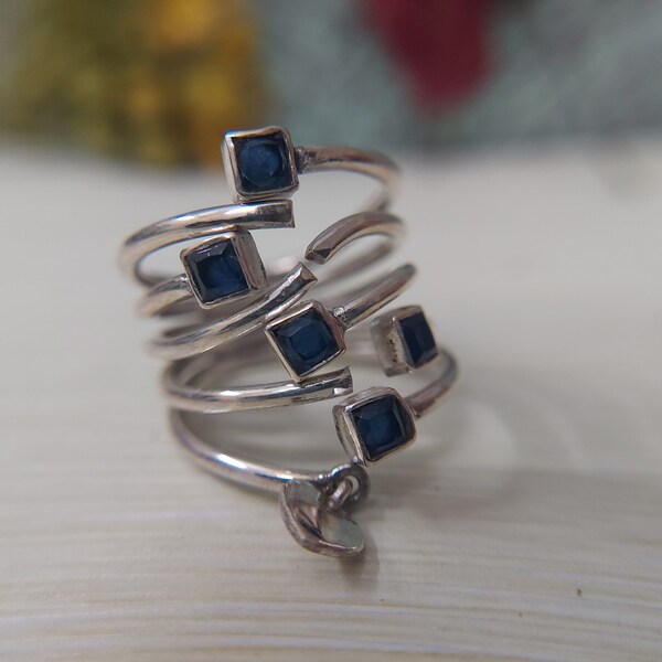 Iolite Ring - Etsy