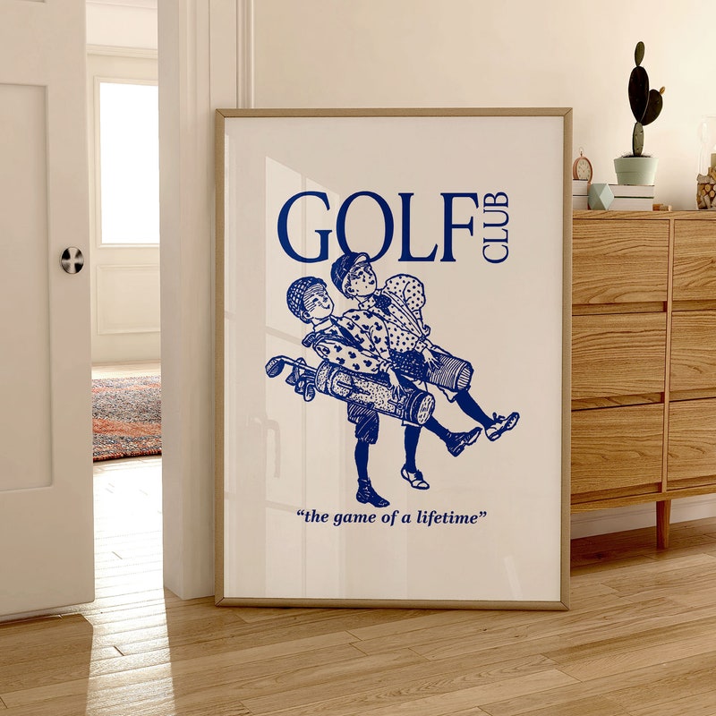 Golf Print - Etsy