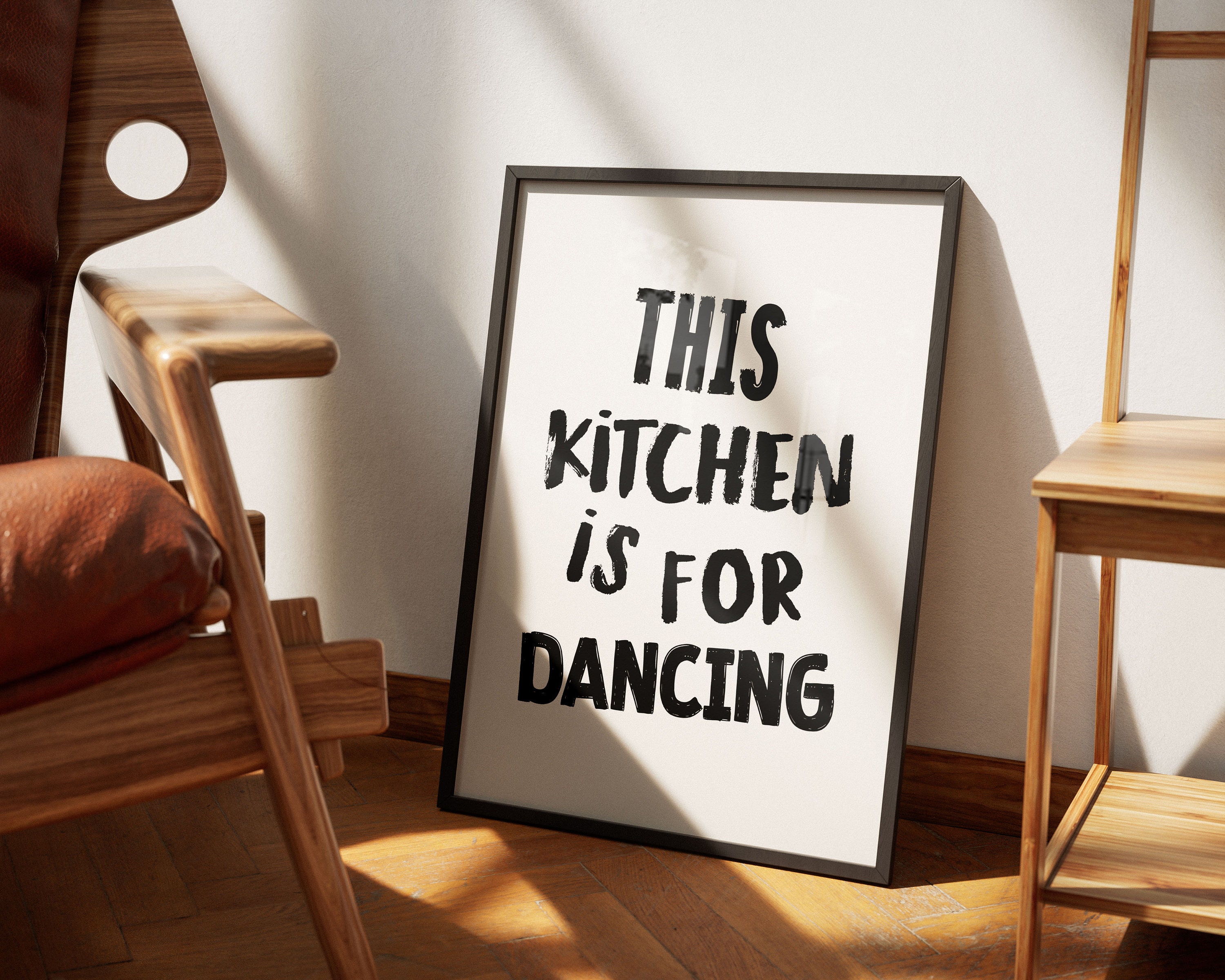 Retro Kitchen Wall Art Minimalistic Kitchen Wall Art This Kitchen is ...