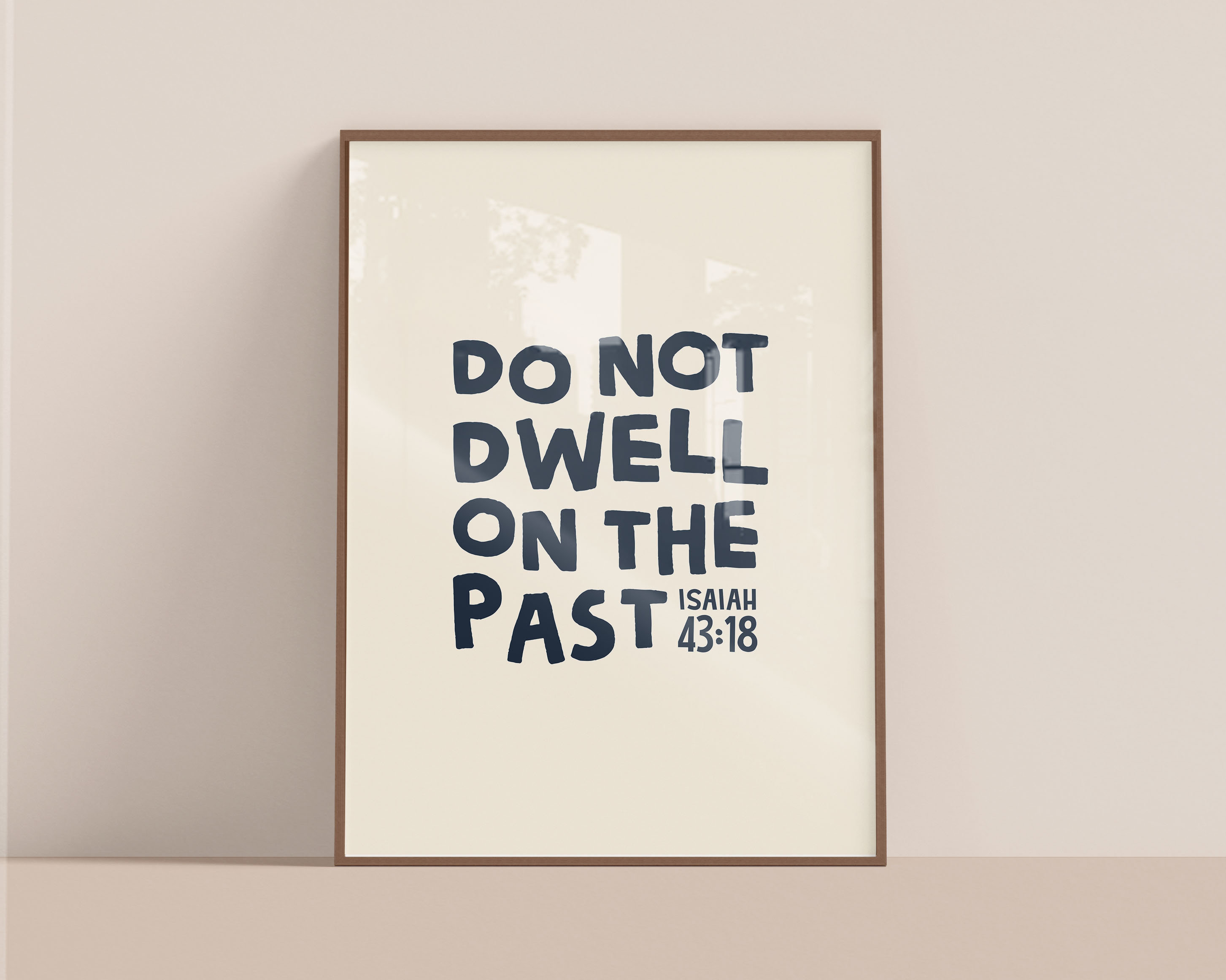 Do Not Dwell on the Past Christian Prints, Bible Verse Wall Art, Bible ...