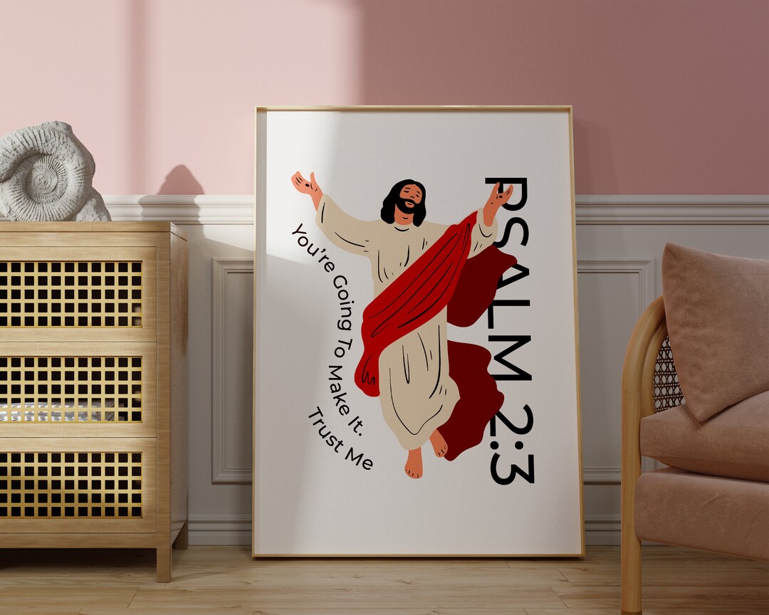 Bible Verse Motivational Modern Christian Wall Art Quotes Home Decor ...