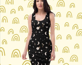 Sun Moon Stars Dress - Etsy