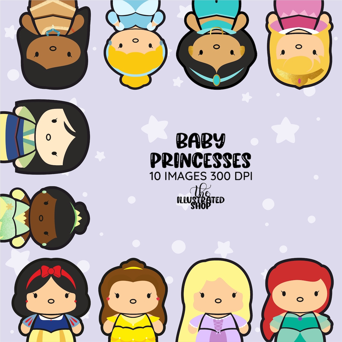 PRINCESSES CLIPART - PRINCESS Clipart - Cute Princess - Tender ...