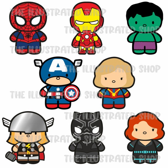 Cute Superhero Clipart