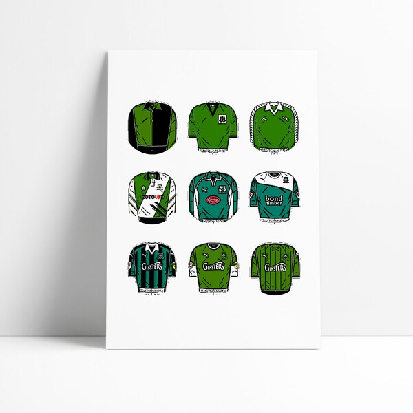 Plymouth Argyle Print Art Poster - Etsy