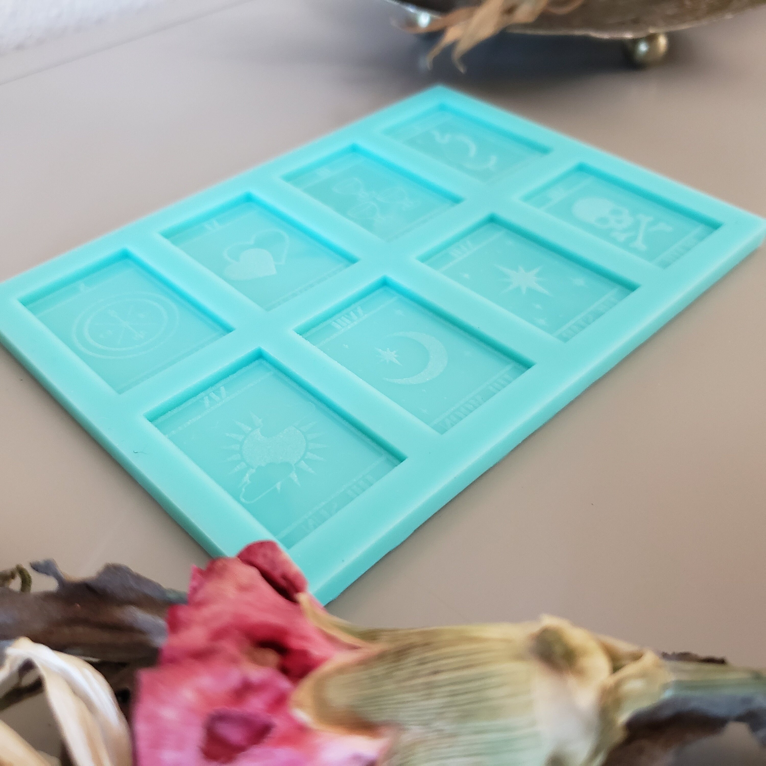 Molding & Casting Doe Handmade Silicone Mould Tarot Card Collection ...