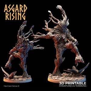 Fern Forest Entlings | Treants | Fantasy Miniature | RPG | Dungeons and ...