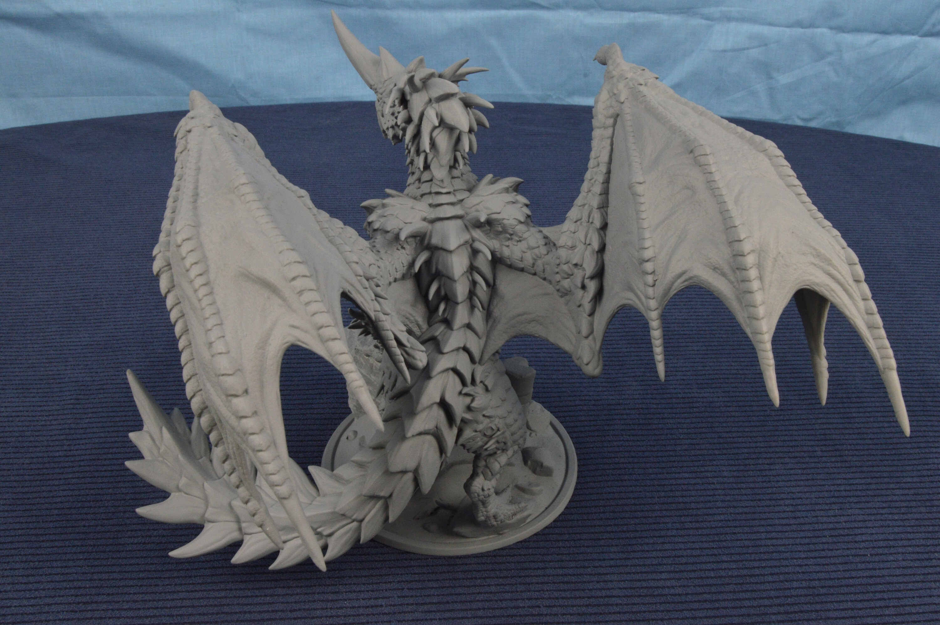 Blue Dragon Dungeons and Dragons Pathfinder Fantasy Miniature D&D - Etsy