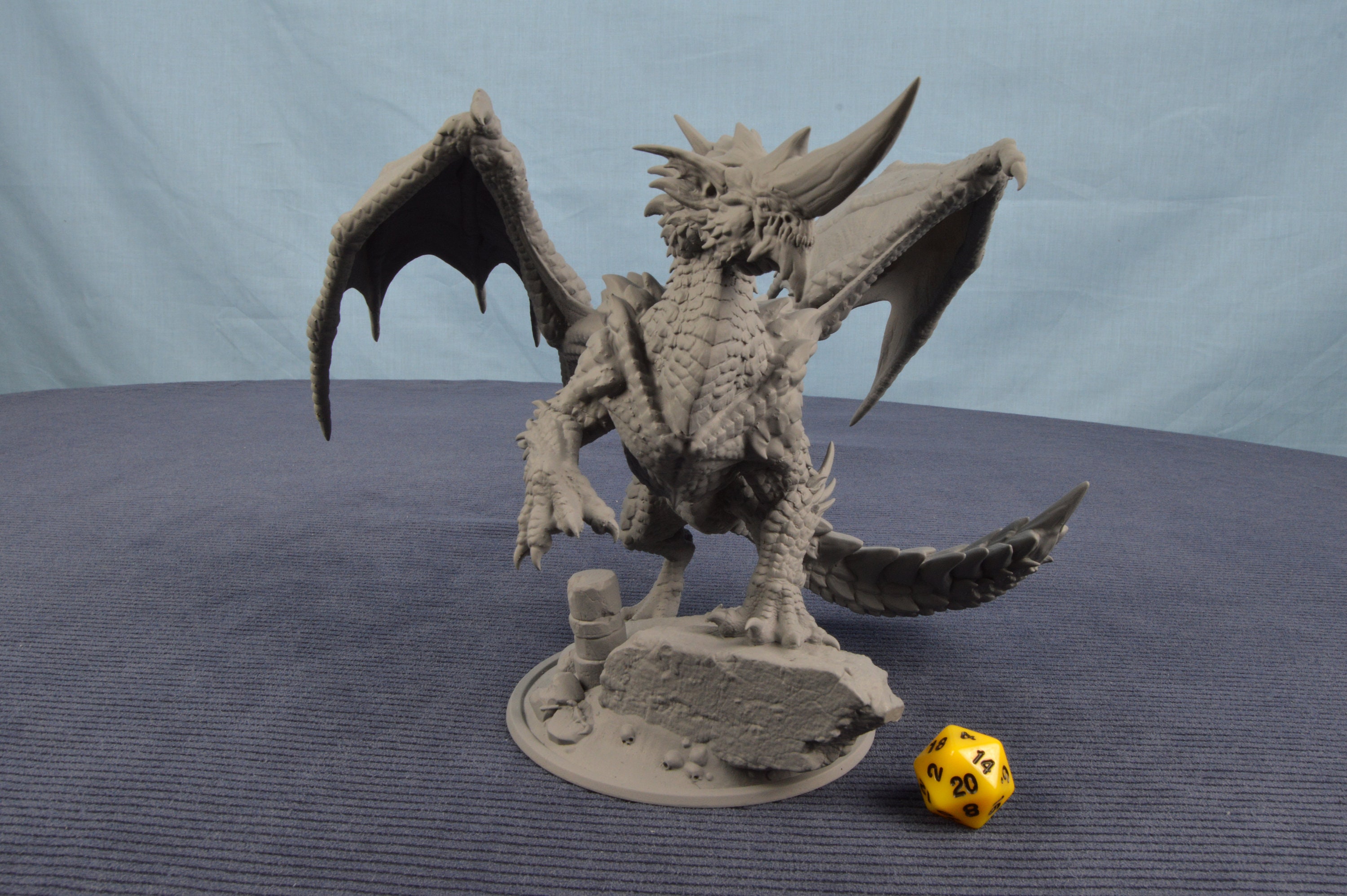Blue Dragon Dungeons and Dragons Pathfinder Fantasy Miniature D&D - Etsy