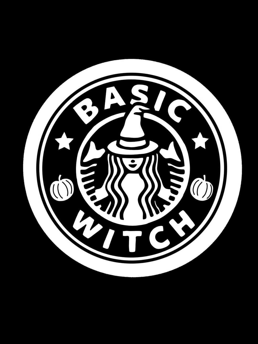 Basic Witch Sticker - Waterproof Vinyl Sticker - Etsy