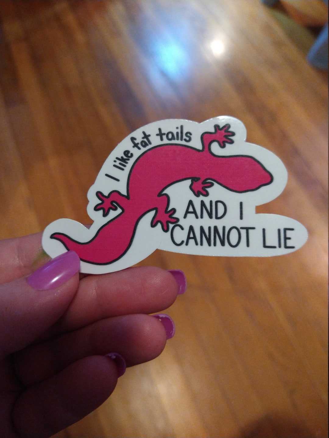 I Like Fat Tails and I Cannot Lie Sticker - Waterproof Vinyl Sticker - Etsy