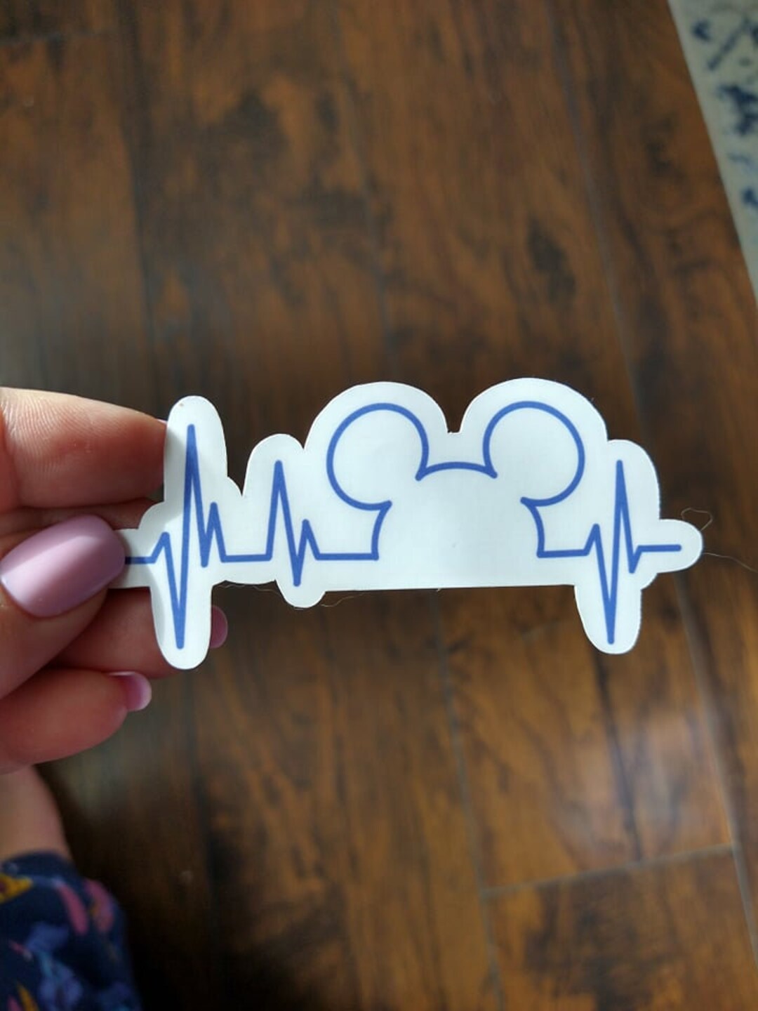 Disney Heartbeat Sticker Waterproof Vinyl Sticker - Etsy