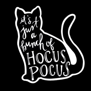 Hocus Pocus Stickers - Waterproof Vinyl Sticker - Etsy