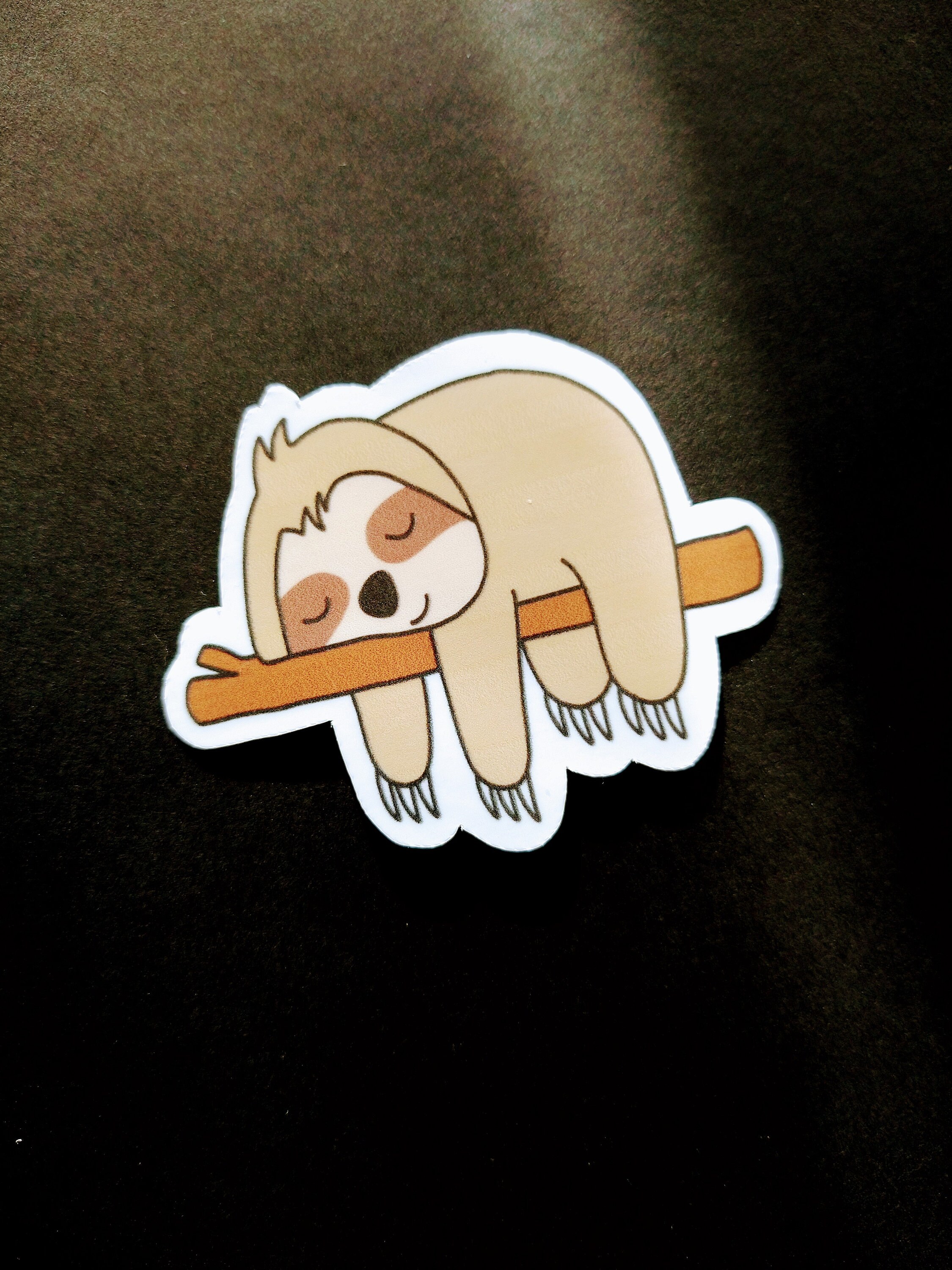 Sloth Sticker Waterproof Vinyl Sticker - Etsy